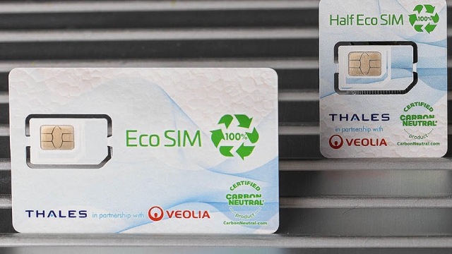 Recycled SIM card : Veolia & Thales working together | PlastiLoop